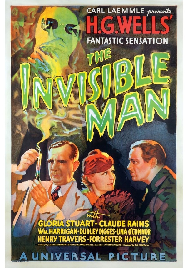 The Invisible Man 1933 1 Afiş - Poster Folyo - Afiş - Poster-7285 50 Cm ...