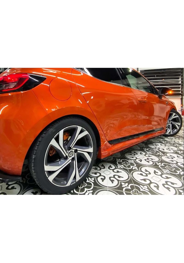 Renault Clio 5 Sport Yan Marşpiyel Seti Mat Siyah 2020 - 2022 Fiyatları ...