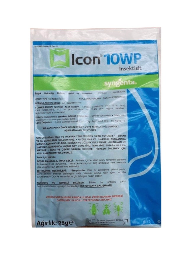 Syngenta Icon 10 Wp Genel Haşere İlacı 25 G Fiyatları ve Özellikleri