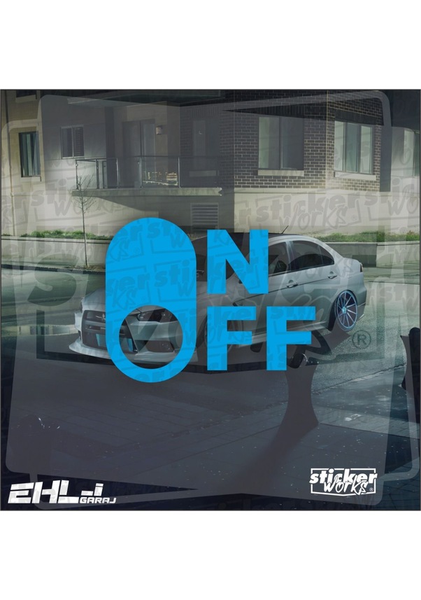 On Off Hologram Sticker 10x8 Mavi Fiyatları ve Özellikleri