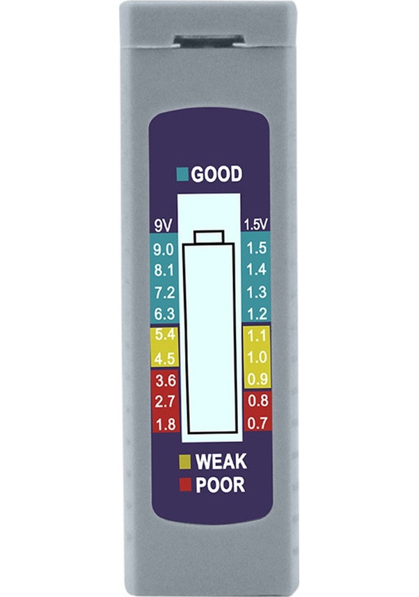 Taşınabilir Evrensel Dijital Pil Test Cihazı Aa Aaa 9v 6f22 1.5v Düğme ...