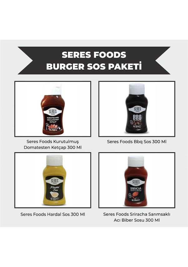 Seres Foods Burger Sos Paketi Fiyatları ve Özellikleri