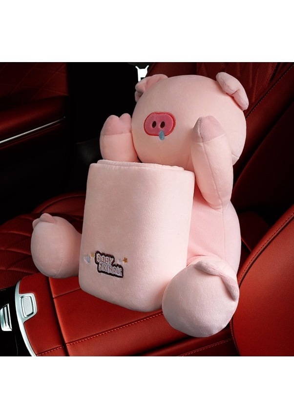 Createtech Yumuşak Peluş Mendil Kutusu Domuz Çöp Araba Homyl Lq ...