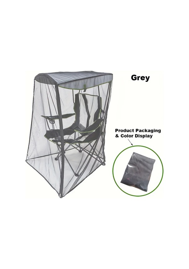 Wangxi Gri 1 Kisilik Acik Hava Siperlik Sandalye Sinek Agi Fermuarli ...