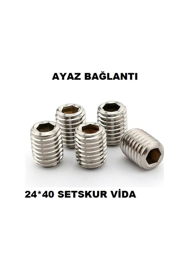 Ayaz 24X40 Setskur Vida Civata Beyaz Galvanizli Fiyatları ve Özellikleri