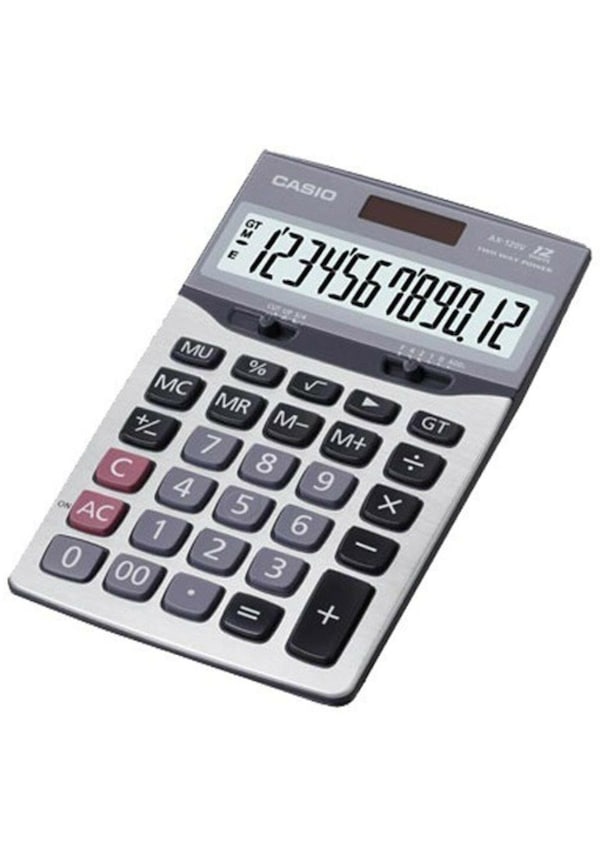 Casio Hesap Makinası Masa Üstü 12 Hane Ax-120st Fiyatları ve Özellikleri