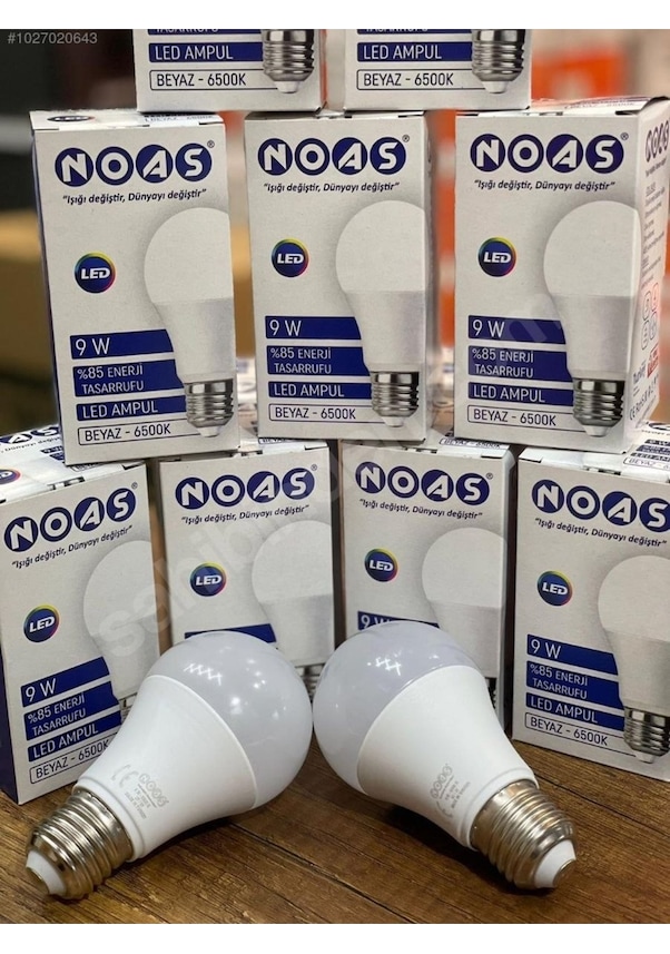 Noas Tasaruflu Led Ampul 9 W Beyaz Işık Fiyatları ve Özellikleri