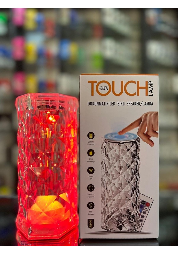 Subzero Sb99 Dokunmatik Led Işıklı Bluetooth Speaker Lamba Çok Renkli ...
