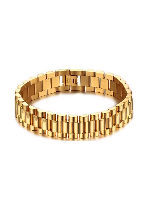 Ehediye Chavin Gold 316 L Çelik Parlak Ve Mat Erkek Bileklik Eh89Sr ...