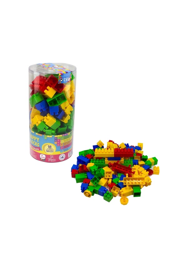 Happy Blocks 120 Parça Renkli Blok Seti-103 Fiyatları ve Özellikleri