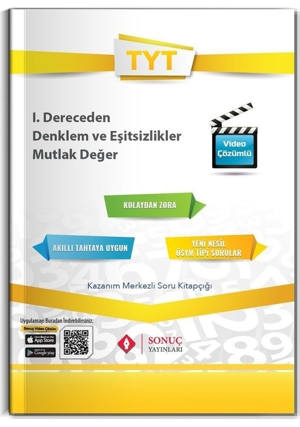 Yks Tyt 1. Dereceden Denklem Ve Eşitsizlikler Mutlak Değer Fiyatları ve Özellikleri