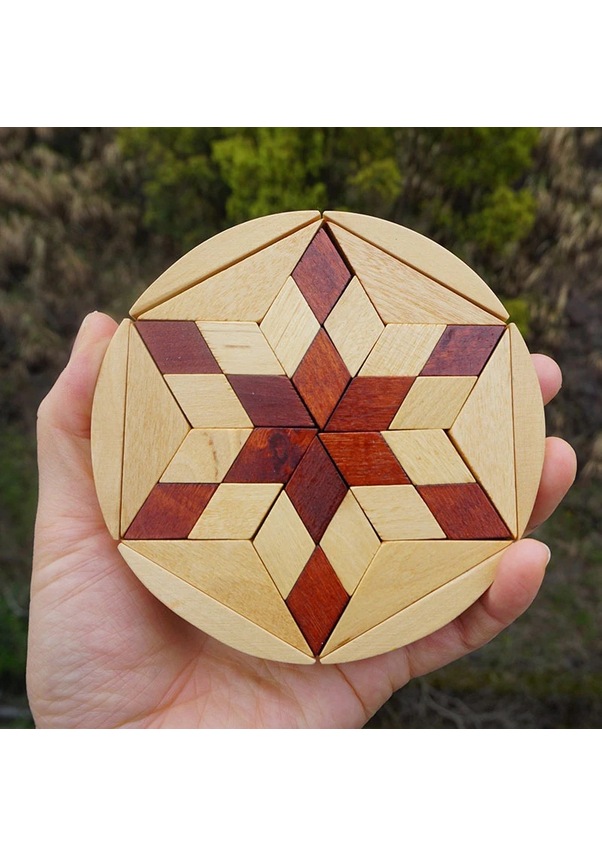 Mozaik Bulmaca Mozaik Ahşap Şekli Bulmaca Beyin Teaser Iq Meydan ...