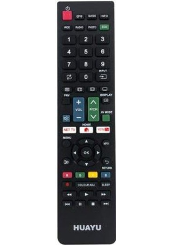 HUAYU KL RM-SH1516 SHARP NETFLIX- YOUTUBE- PRIME VIDEO TUŞLU UNIVERSAL LCD-LED TV KUMANDA ...