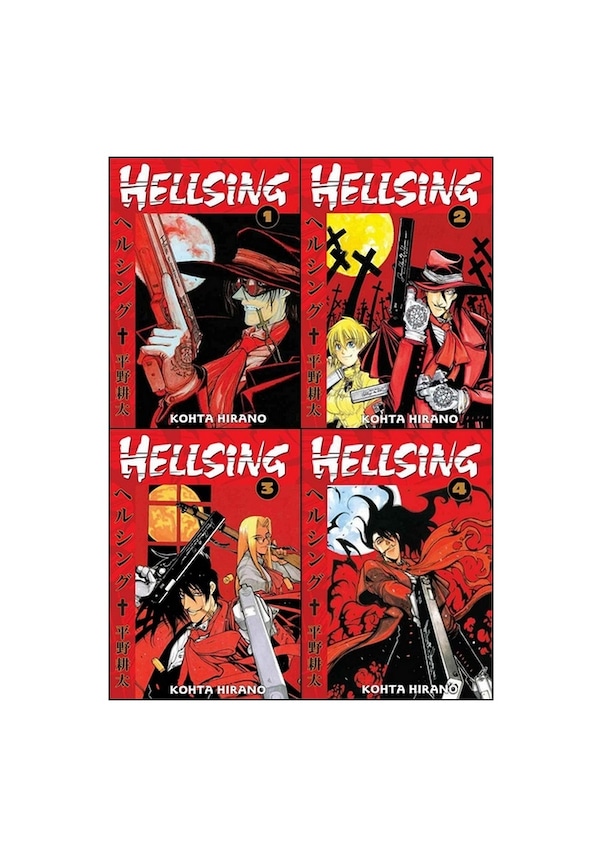 Hellsing 1-2-3-4.Cilt Manga 4 Kitap Set - Kohta Hirano Fiyatları ve Özellikleri