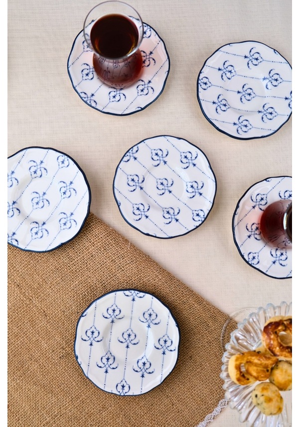 Tabak Evi Porselen Audrey Çay Tabak Takımı 12cm 6 Parça Fly6çtprs1209 ...