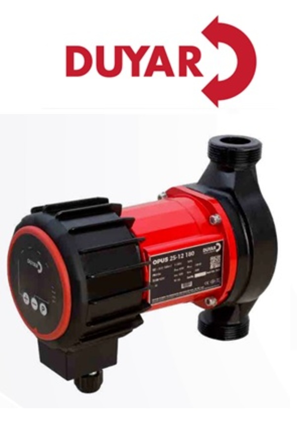 Duyar Opus 25-8-180 1 1/2' Dişli Frekans Kont. Sirkülasyon Pompa Fiyatları ve Özellikleri