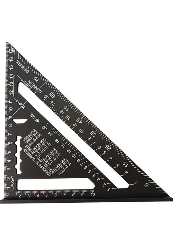 Springsun Alüminyum Profil Siyah Oksidasyon Üçgen Plaka 90 Derece 45 ...