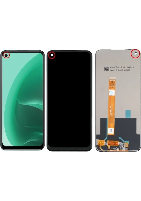 Oppo A55 4g Lcd Ekran Dokunmatik Çıtalı Siyah-Çıtasız Fiyatları ve ...