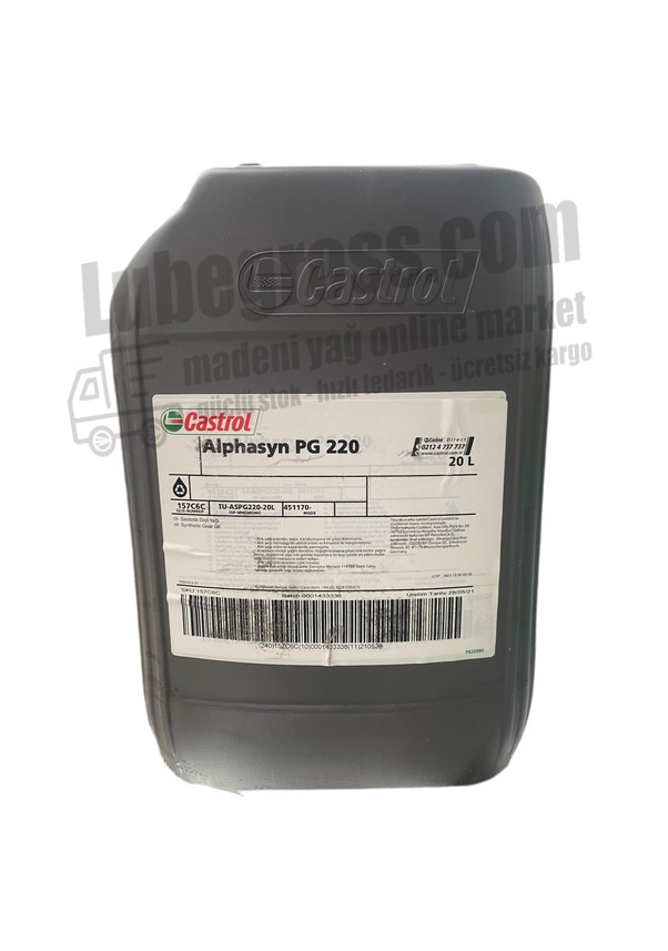 Castrol Alphasyn Pg 220 Şanzıman Yağı 20 L Fiyatları ve Özellikleri