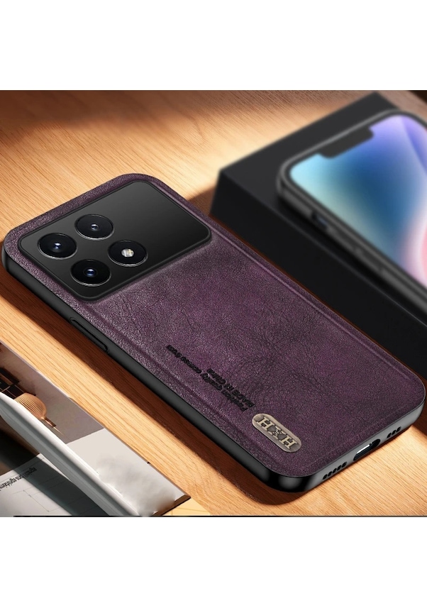 Poco X6 Pro Retro Mat Pu Cep Telefonu Kılıfı Purple Fiyatları ve ...