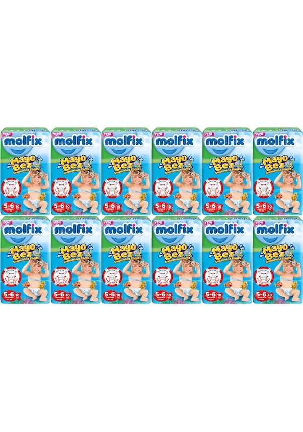 Molfix Swimming Pants Mayo Bez 5-6 Numara 12'li 10 Adet Fiyatları ve ...