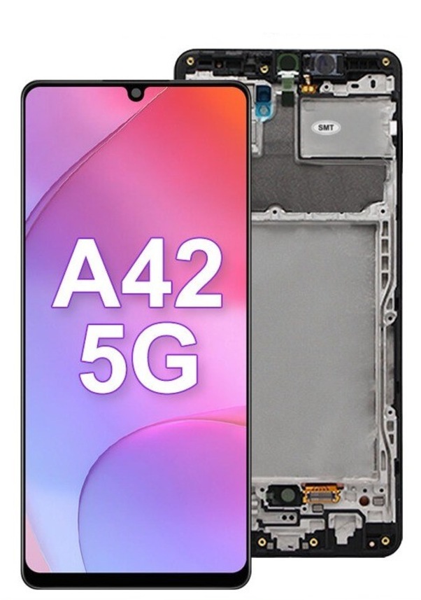 Samsung Galaxy Uyumlu A42 5g Sm-a426b Lcd Ekran Dokunmatik Çıtalı SİYAH ...