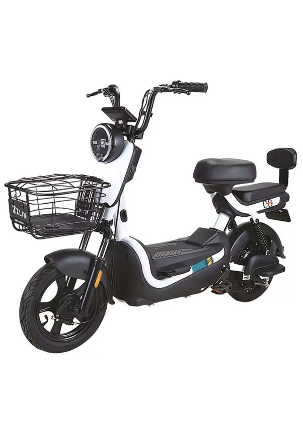 Zlin Şahin 1 240W 4 Akü 2025 Model Elektrikli Motosiklet Beyaz - Siyah ...
