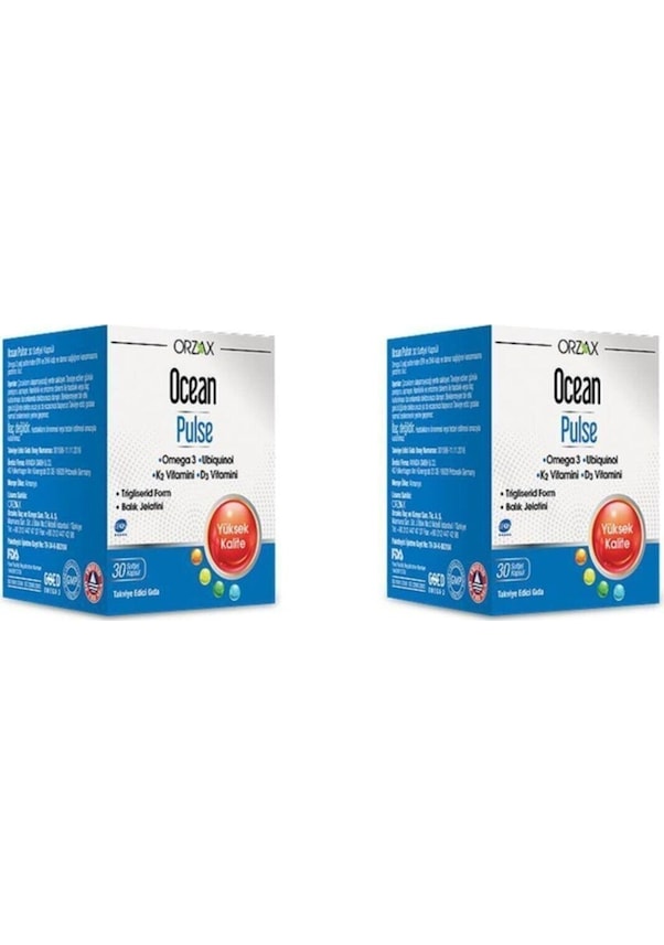 Ocean Pulse 30 Softjel Kapsül 2 Adet Fiyatları ve Özellikleri