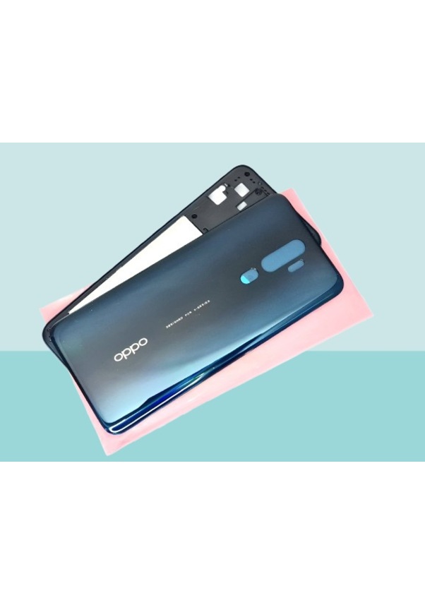 Oppo A5 2020 Full Kasa Arka Kapak Batarya Kapağı - Yeşil Çok Renkli ...