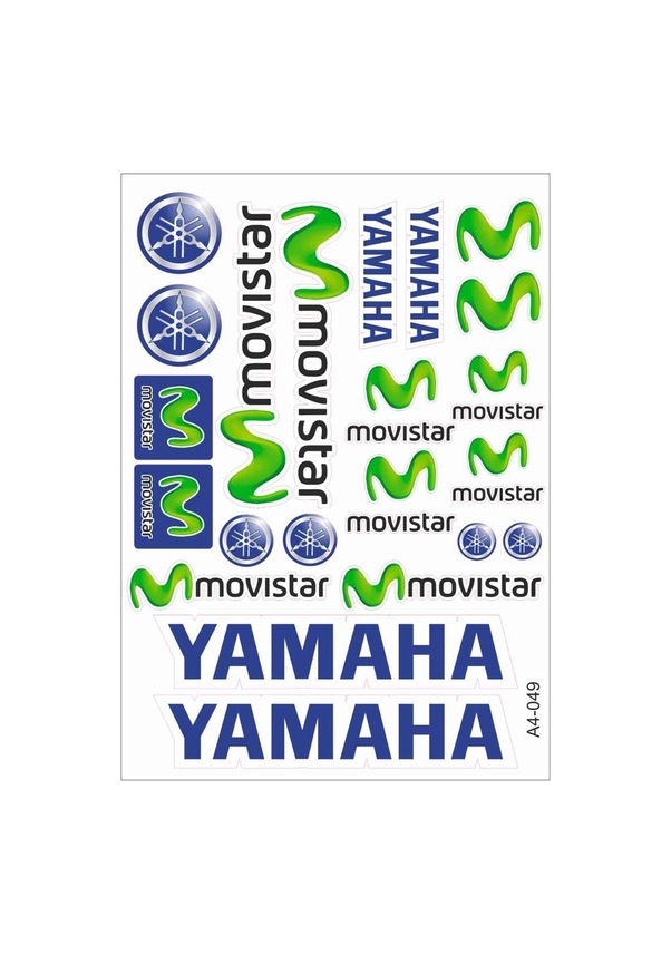 Movistar Yamaha Sticker Seti A4 Fiyatları ve Özellikleri