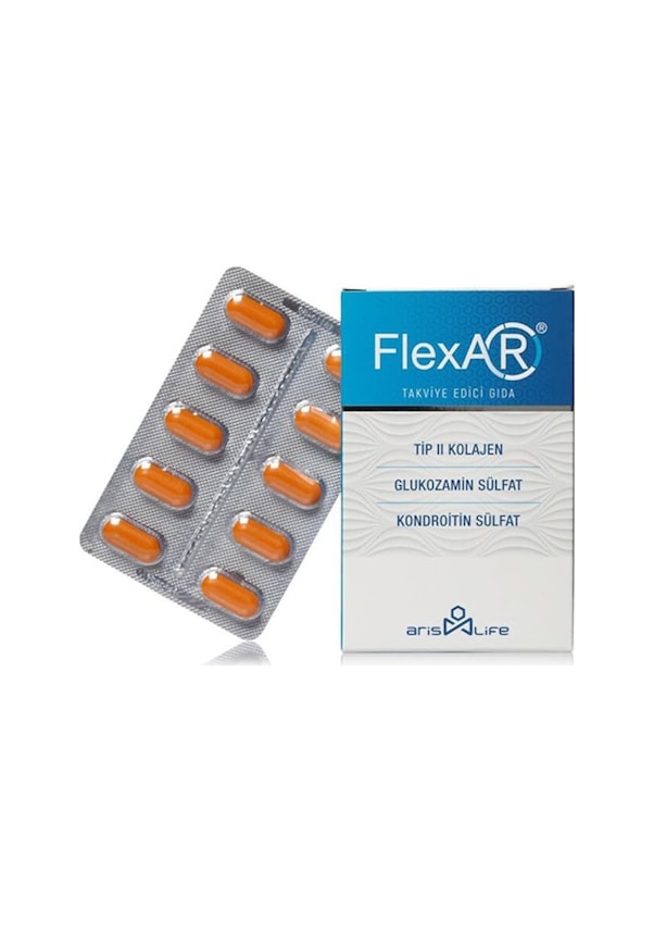 Flexar Tip 2 Kolajen C Vitamini - Manganez Takviye Edici Gıda 30 Tablet ...