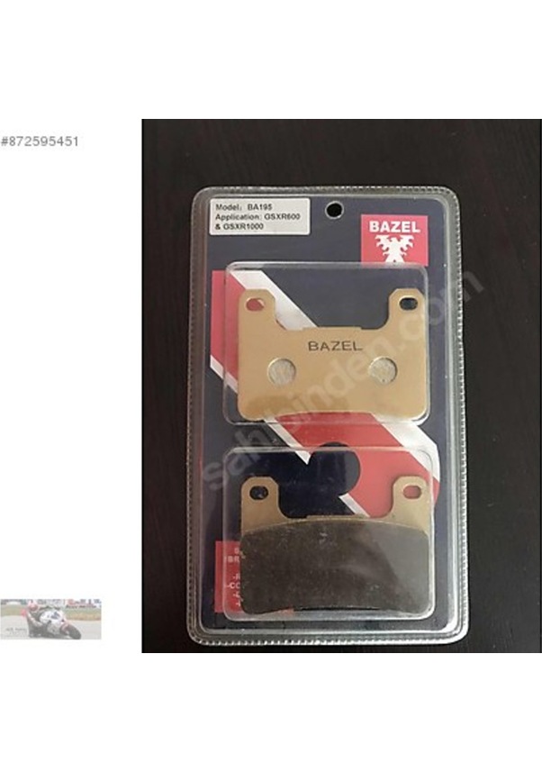 Suzuki Gsx-R 600 - Gsx-R 1000 Sinter Bazel Ba195 Ön Fren Balatası ...