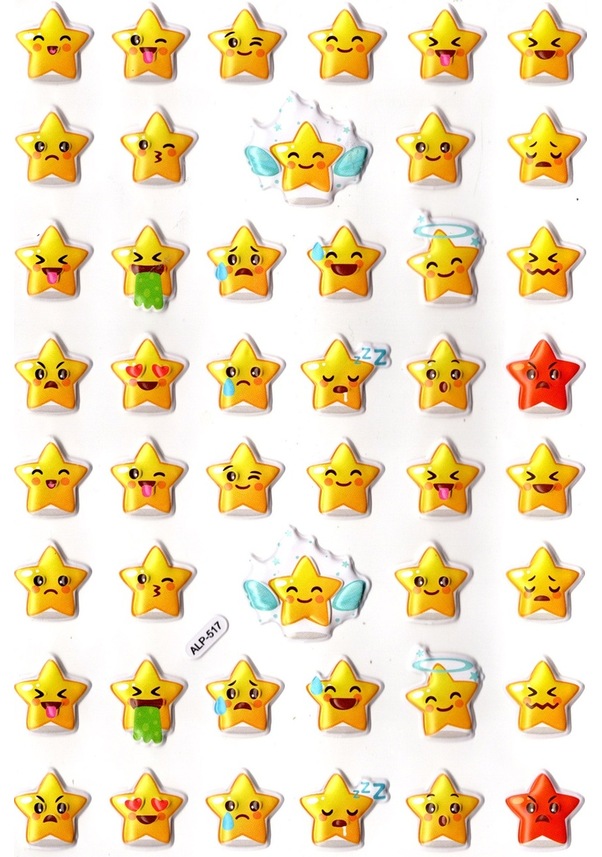 Sticker Kabartmalı A4 Boyutunda Stiker Defter, Planlayıcı Etiket ...