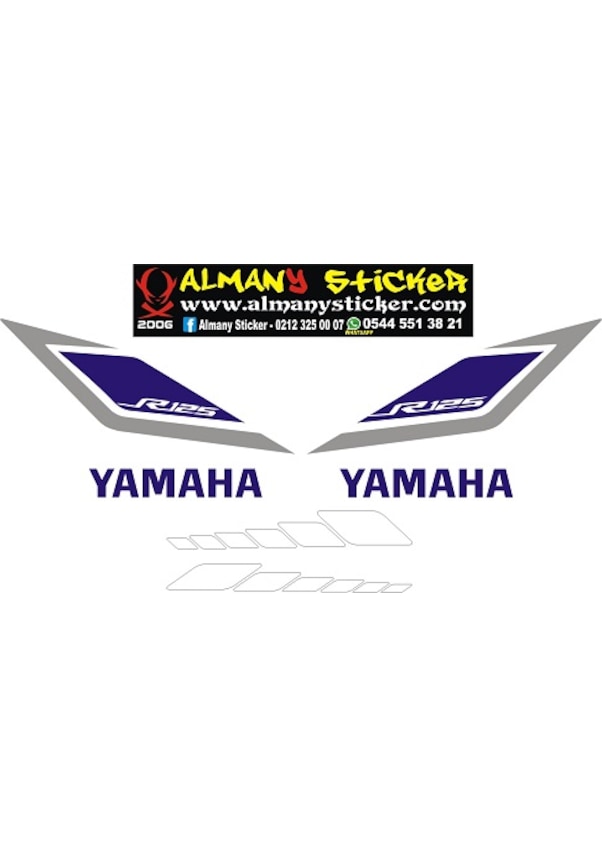 Yamaha R125 Sticker Set-2 Fiyatları ve Özellikleri