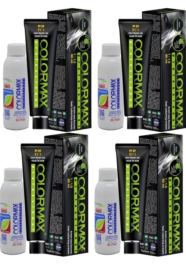 Colormax New Formula 2025/08.43 Sultan Bakırı 4 x 60 ML Saç Boyası + 4 ...