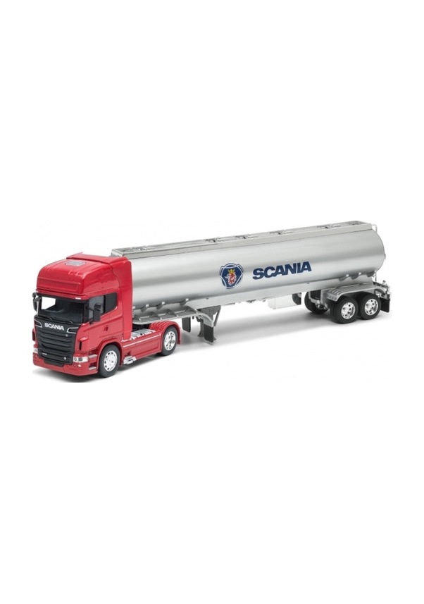 1/32 - Scania Scania V8 R730 Topline + Tanker Dorse Welly Tır Çekici ...