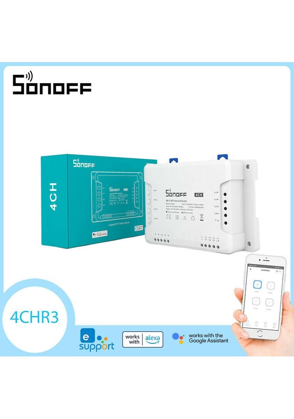 Sonoff 4Chr3 Akıllı Anahtar Modülü Alexa . Google 4 Gang Fiyatları ve ...