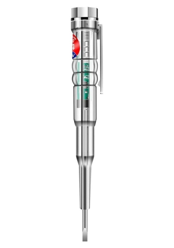 6877-18 Elektronik Kontrol Kalemi Voltaj Test Kalemi Faz Kalemi Işıklı ...