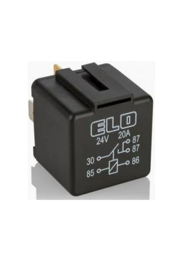 Elo Sıgortalı Mını Role 24v 20a 4 Termınallı Dırenclı Su Gecırmez ...