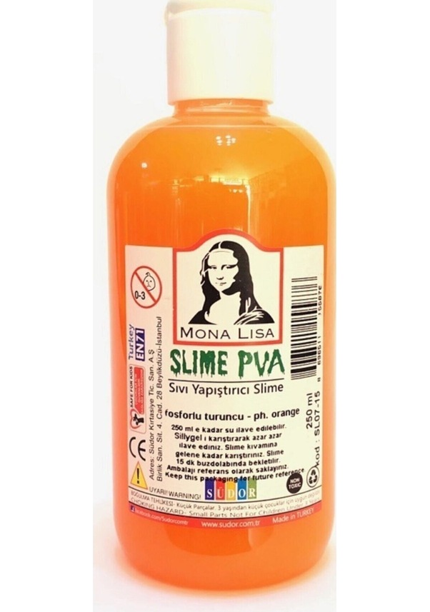 Südor Mona Lisa Slime Sıvı Yapıştırıcı Fosforlu Turuncu 250Ml Fiyatları ...