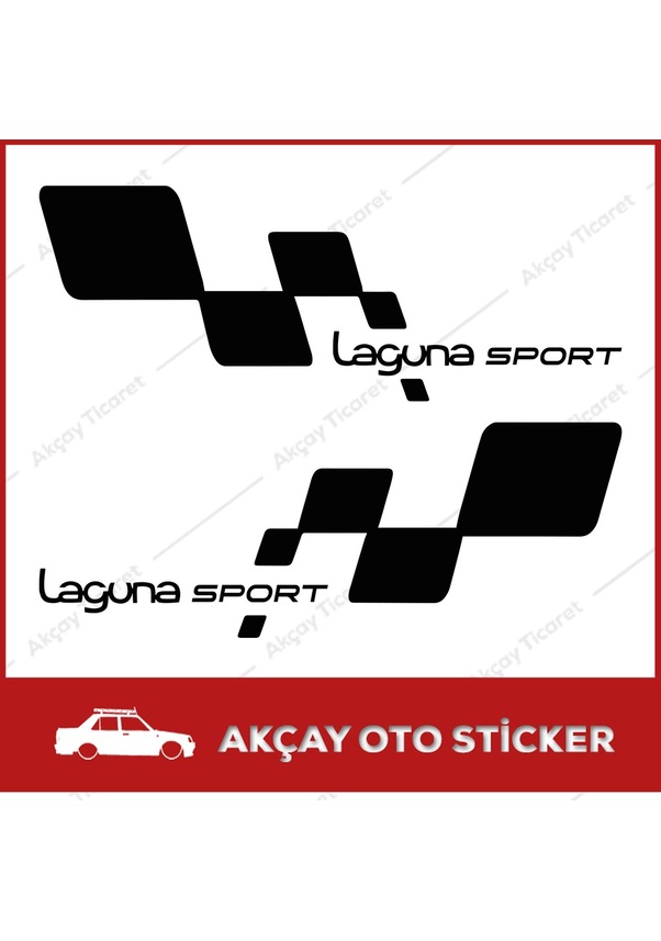 Renault Laguna Sport Sticker Takım Set Laguna Sticker Oto Sticker ...