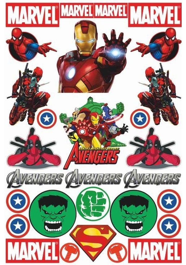 Marvel (Oto, Laptop) Sticker Seti Fiyatları ve Özellikleri