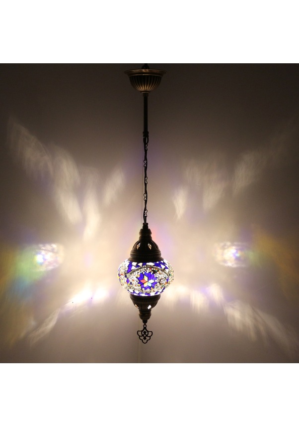 Dekoratif OSMANLI FAS LAMBASI MOZAİK AVİZE TEKLİ SARKIT Fiyatları ve ...