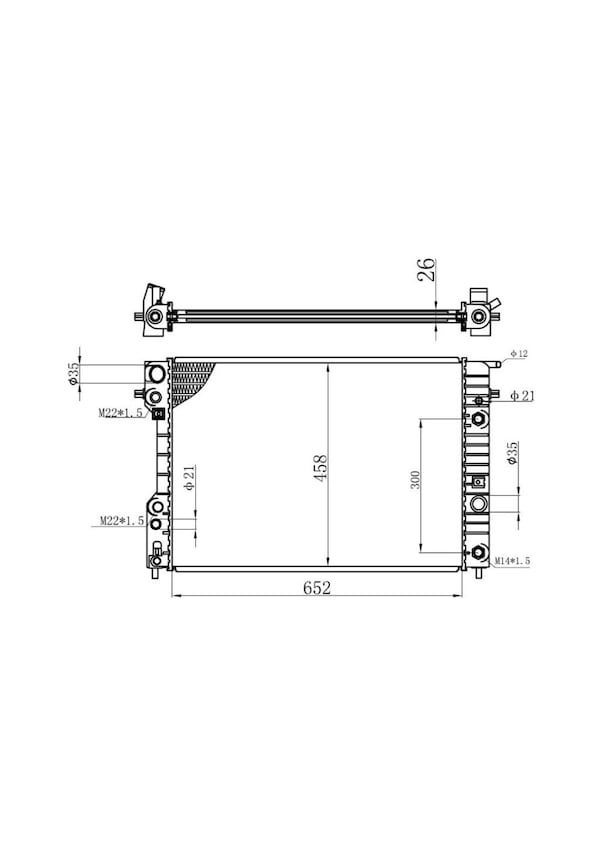 OPEL OMEGA SU RADYATÖRÜ, X20XEV MOTOR. Fiyatları ve Özellikleri