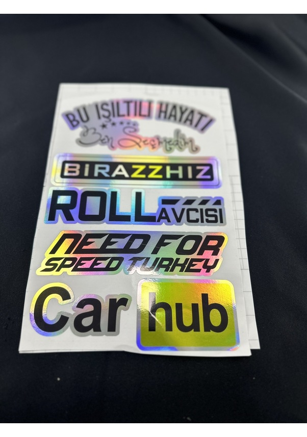 Hologram Arka Cam Sticker Etiket Model 009 Siyah Fiyatları ve Özellikleri