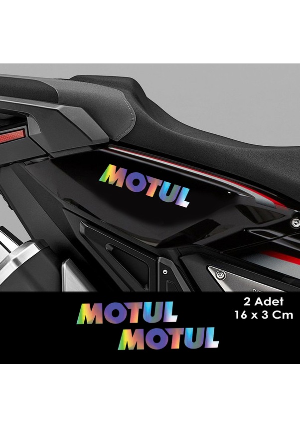 Motul Hologram Oto Motosiklet Sticker Etiket Yapıştırma 2 Adet ...