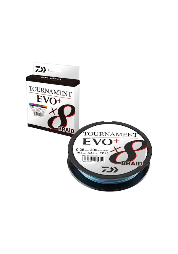 Daiwa Tournament 8b Evo+ Dark Green 270m İp Misina Kalınlık Mm : 0,30mm Fiyatları ve Özellikleri