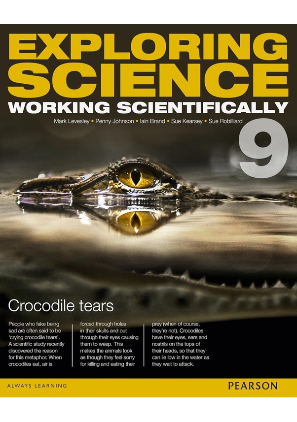 Exploring Science: Working Scientifically Year 9 Exploring Science 4 Fiyatları ve Özellikleri