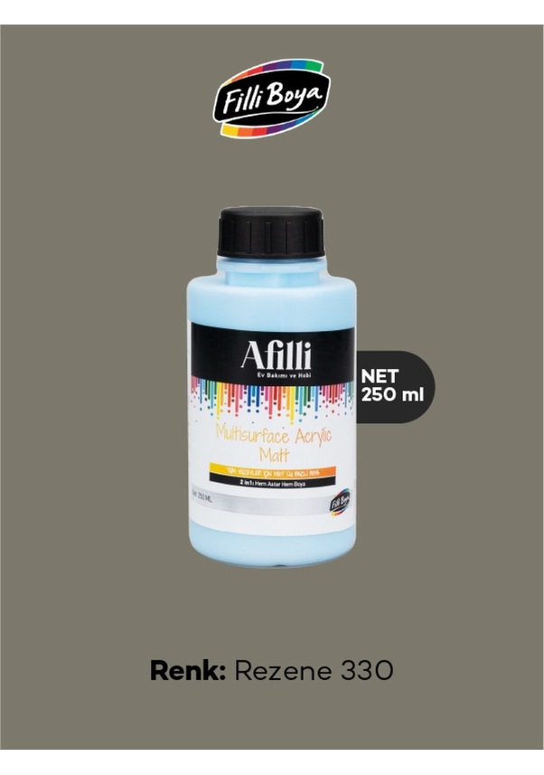 Filli Boya Afilli Multisurface Akrilik Mat 250 ML Rezene 330 Fiyatları ...