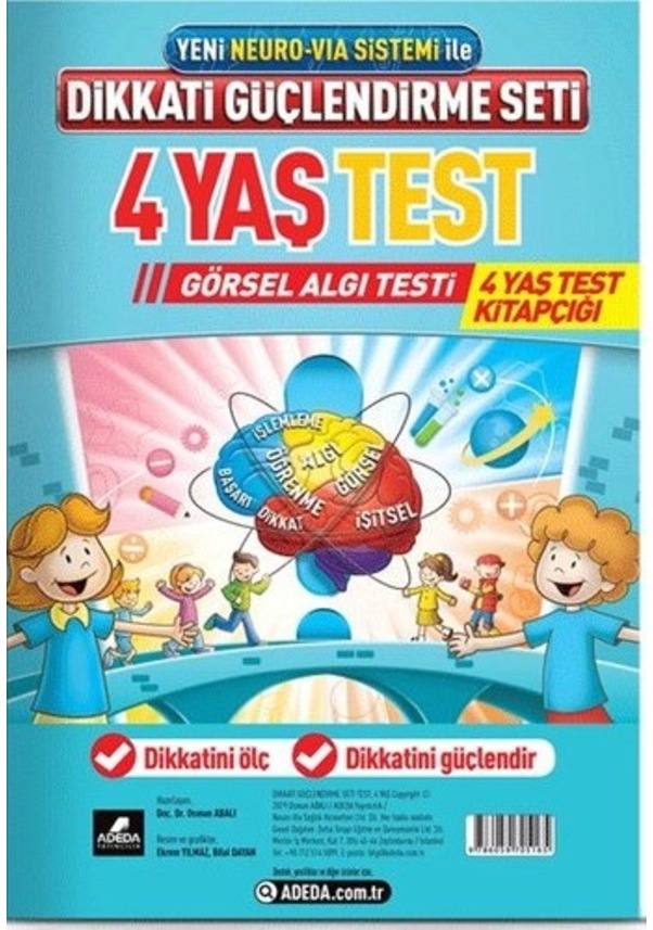 Adeda Dgs 4 Yaş Görsel Algı Testi Fiyatları ve Özellikleri